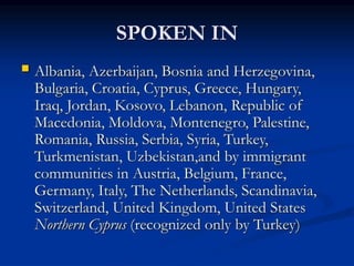 Turkish Language Origins Family Tree.pptx | Free Download