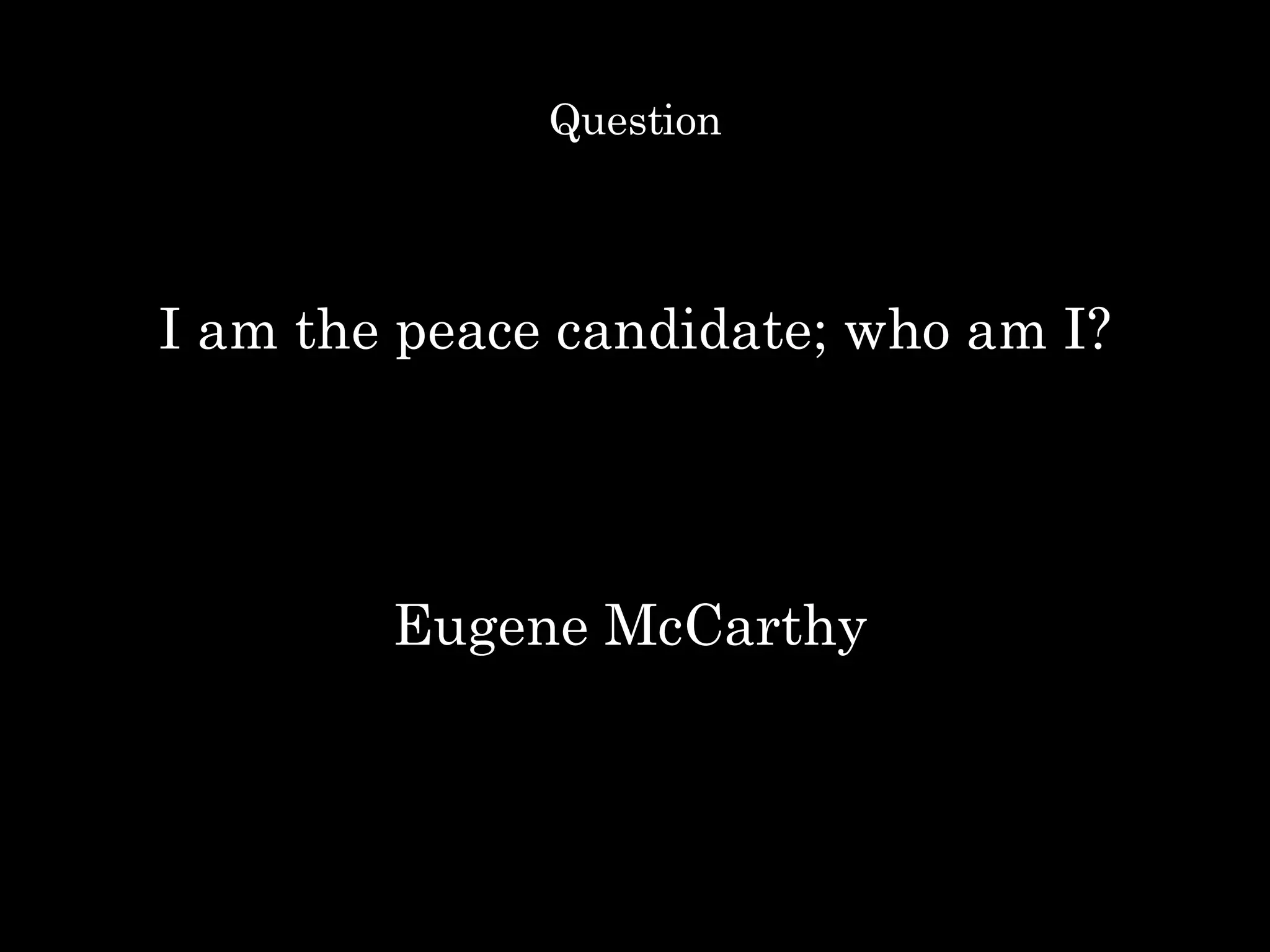 1968 Election Questions | PPT