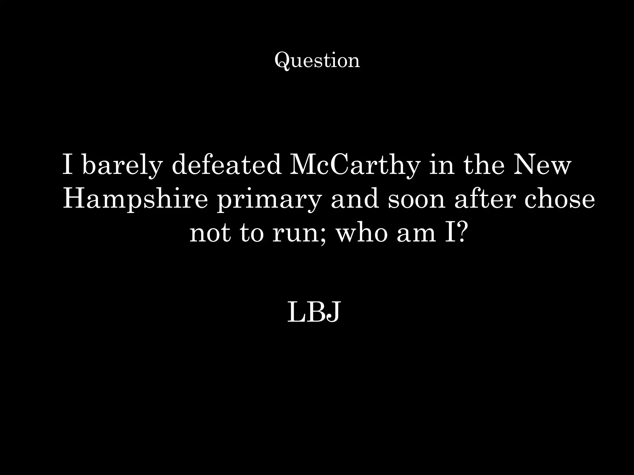 1968 Election Questions | PPT