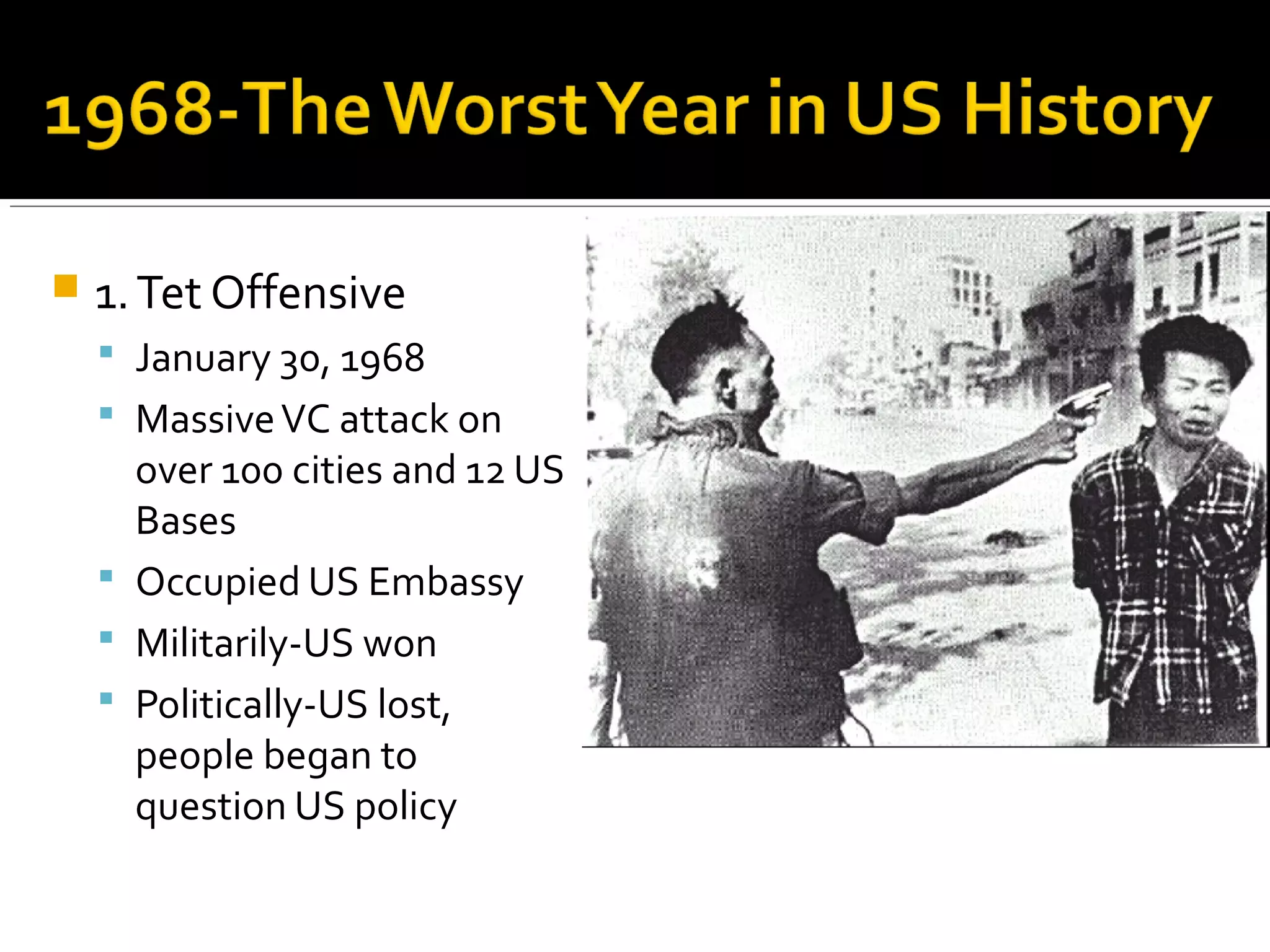 1968 - The Worst Year in US History | PPT