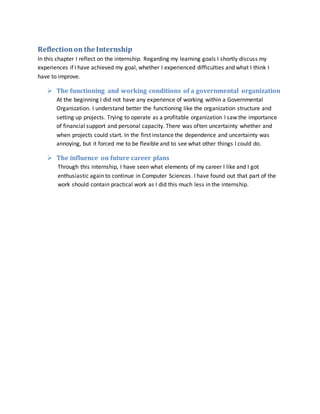 INTERNSHIP REPORT | DOCX