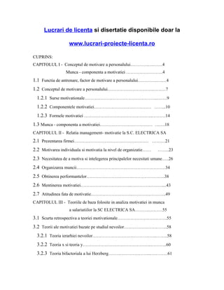 196 analiza motivatiei in munca a salariatilor www.lucrari-proiecte-licenta.ro