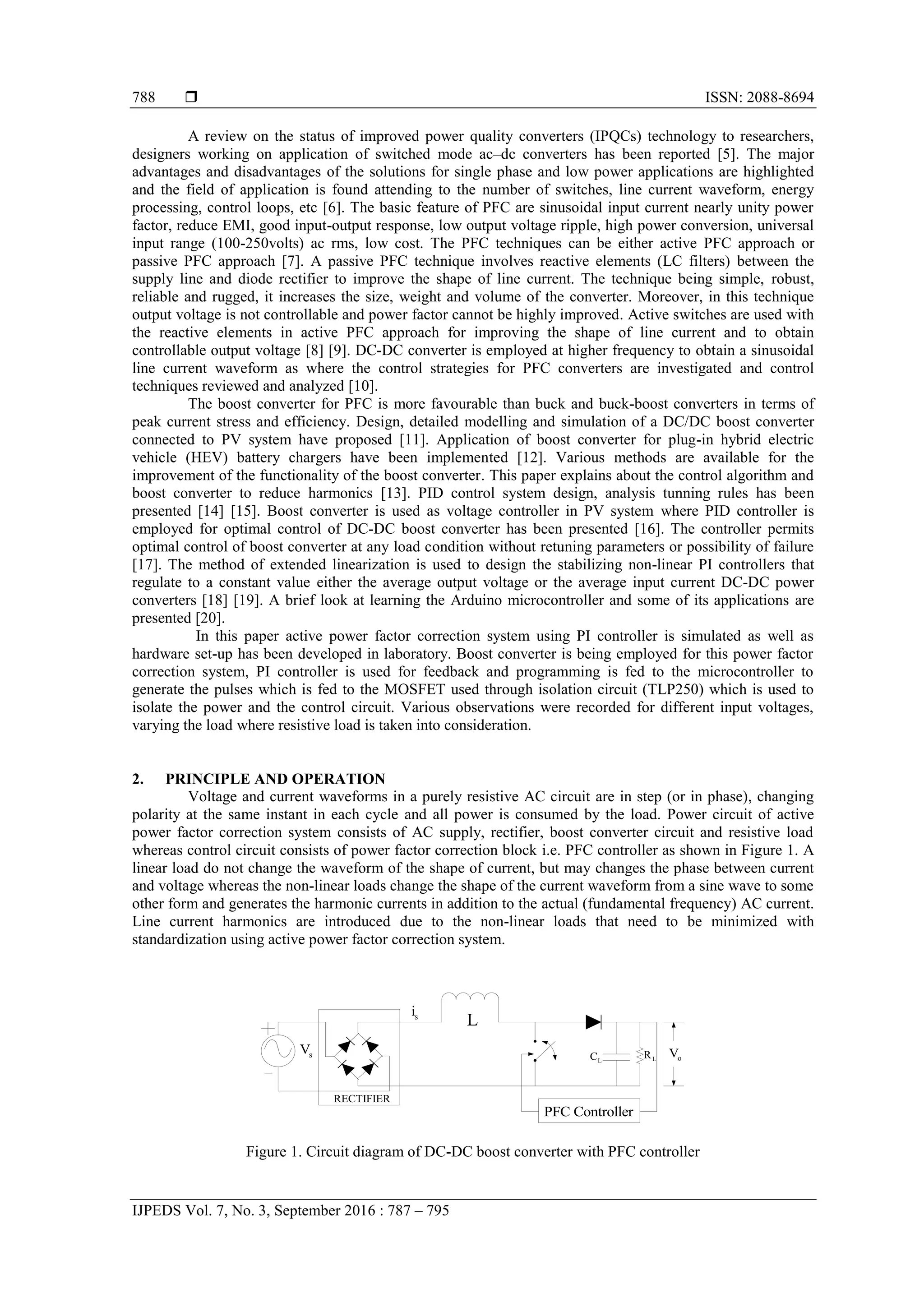 Hardware Implementation Of Single Phase Power Factor Correction System