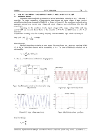 Hardware Implementation of Single Phase Power Factor Correction System using Micro-Controller ...