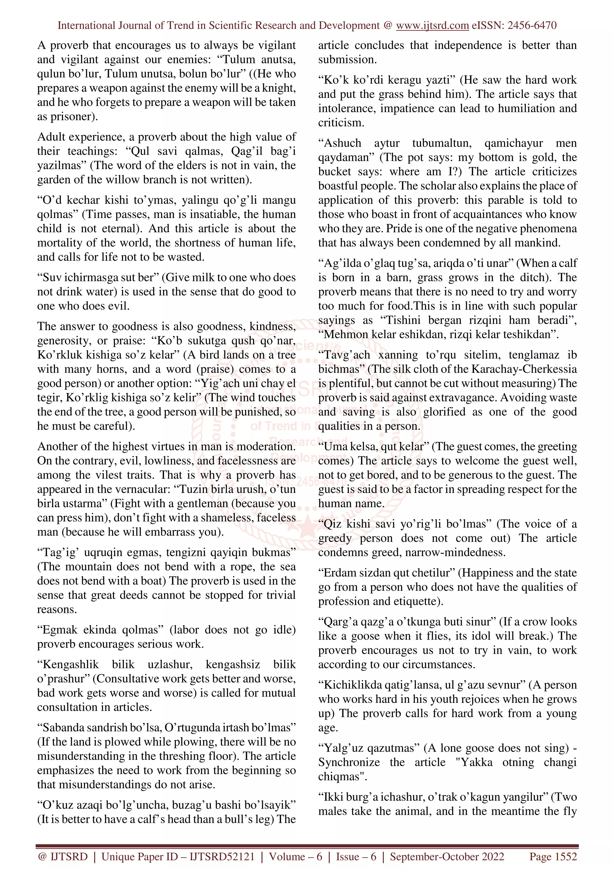 “Zarbulmasal” is a Work with a Complex Plot | PDF