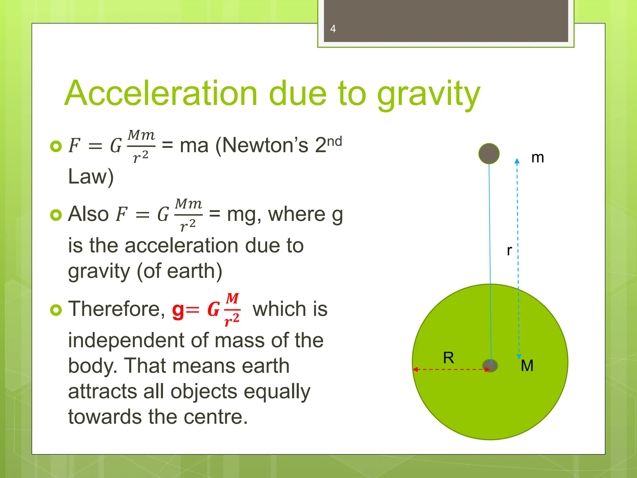 gravitation class 11 ppt for art integrated project | PPSX