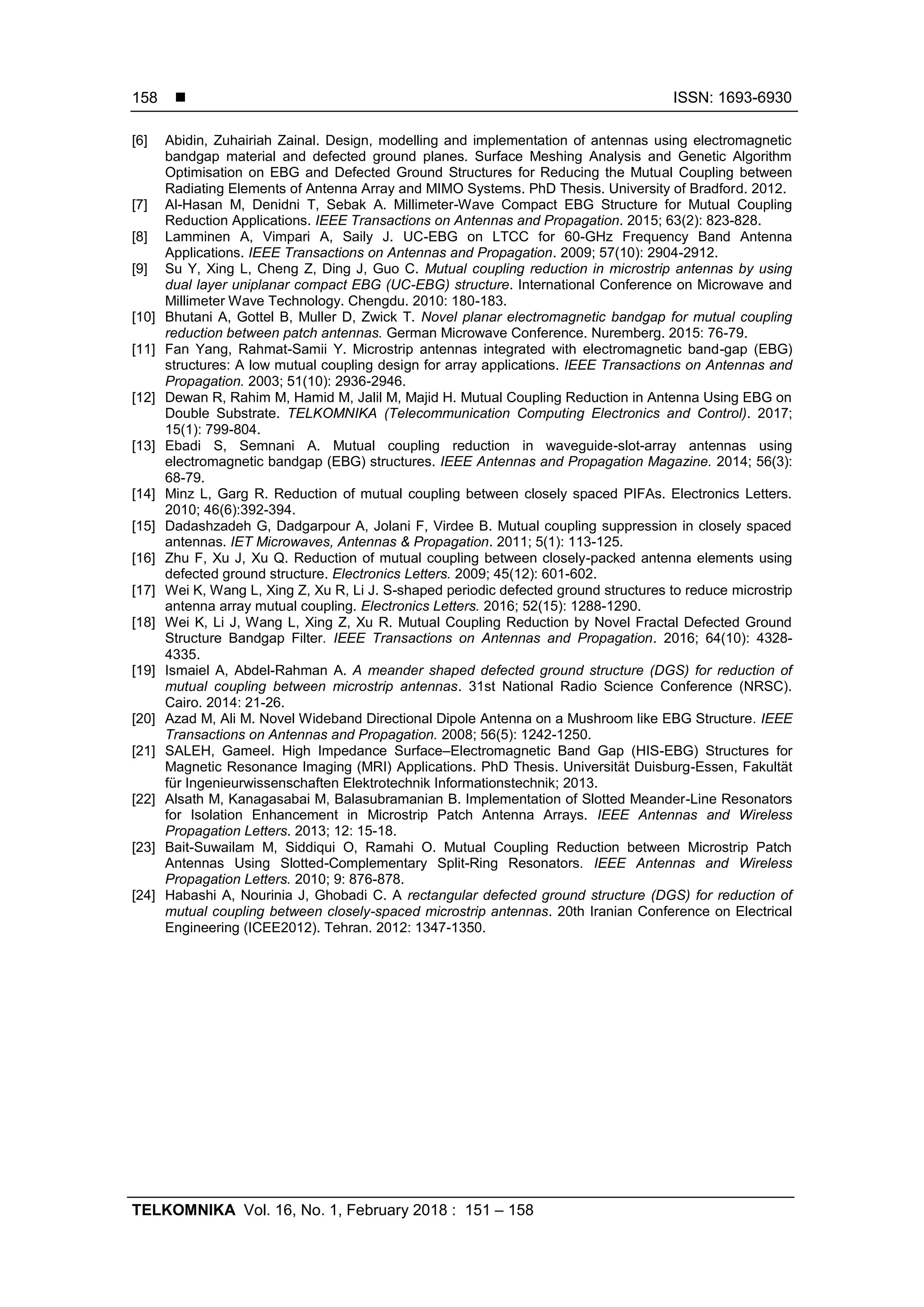 Reduction Of Mutual Coupling Between Closely Spaced Microstrip Antennas Arrays Using