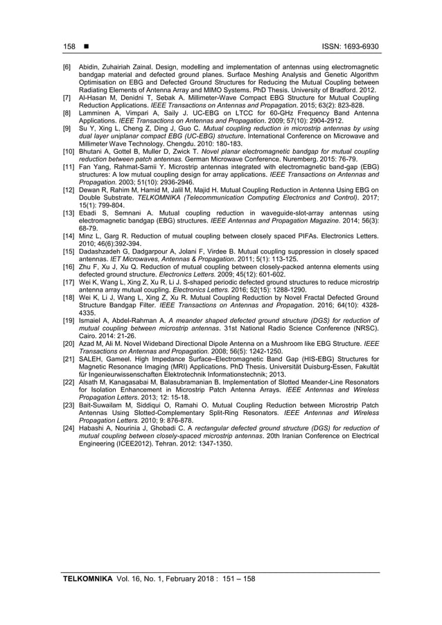Reduction Of Mutual Coupling Between Closely Spaced Microstrip Antennas Arrays Using