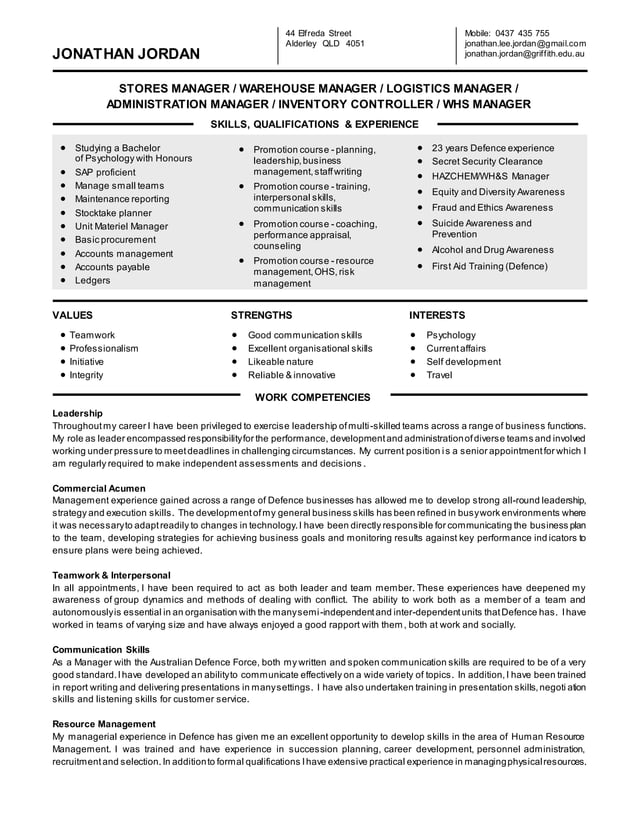 John Jordan CV2 | DOCX | Business Administration | Business