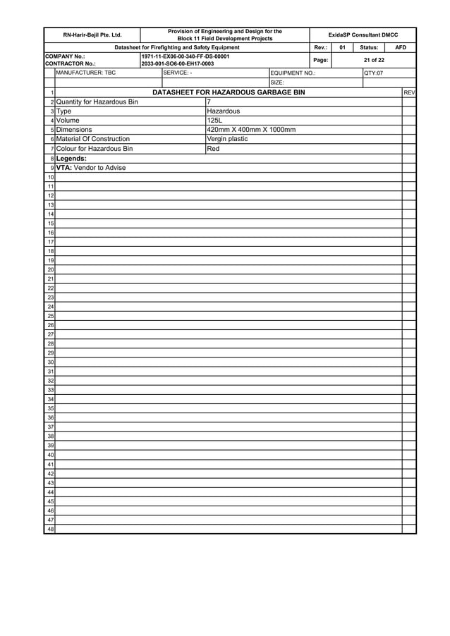 Datasheet for firefighting equipment 1971-11-EX06-00-340-FF-DS-00001_01.pdf | Civil Engineering ...