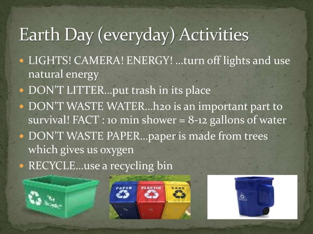 Earth Day Presentation for 5th grade | PPTX