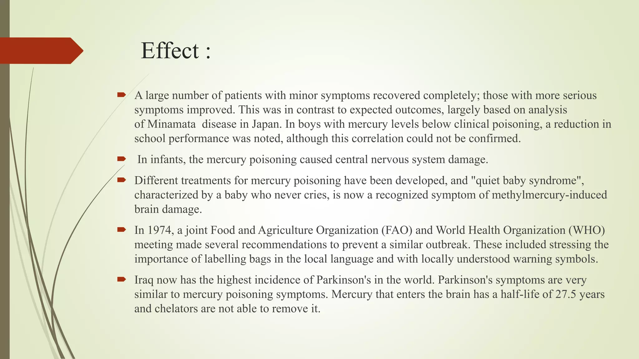 1971 iraq poison grain disaster and methylmercury waqar ahmad khan | PPTX
