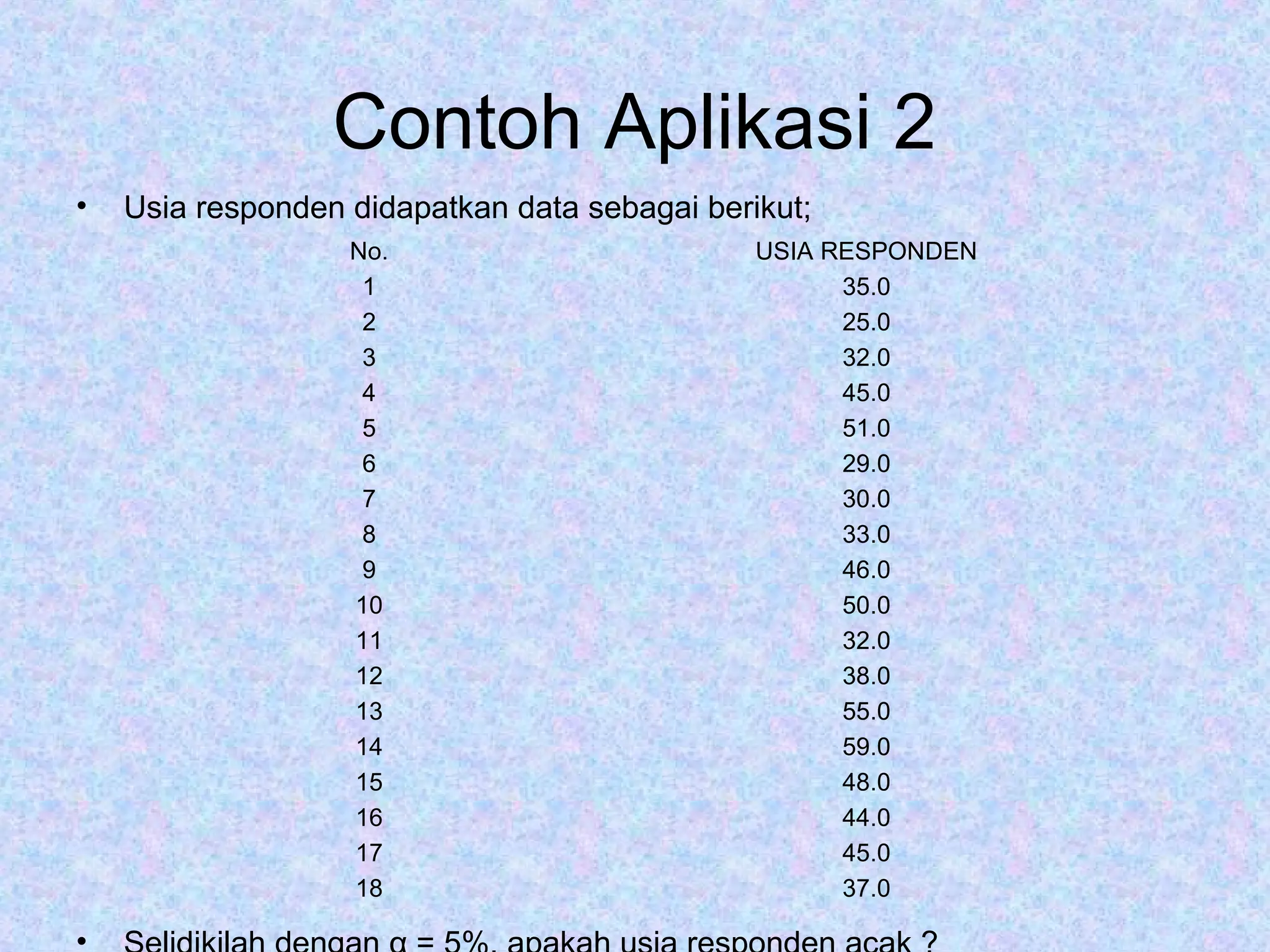 19759534 statistik-run-test-satu-sampel | PPT