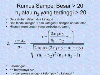 19759534 statistik-run-test-satu-sampel | PPT