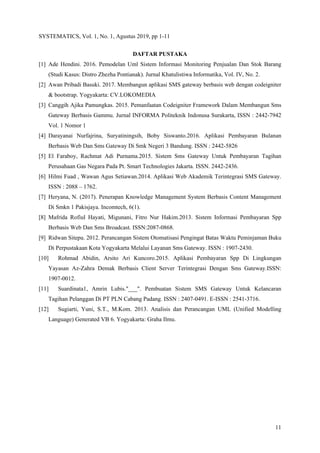 Analisis Dan Perancangan Sistem Pembayaran Jasa Internet Berbasis Web Dan SMS Gateway | PDF