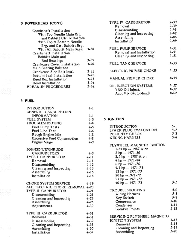 1979 johnson evinrude outboard 25 hp service repair manual | PDF
