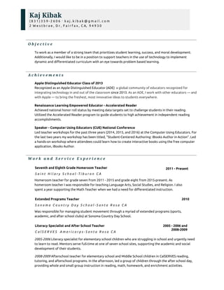 Kibak_Resume_2016 (4) | PDF