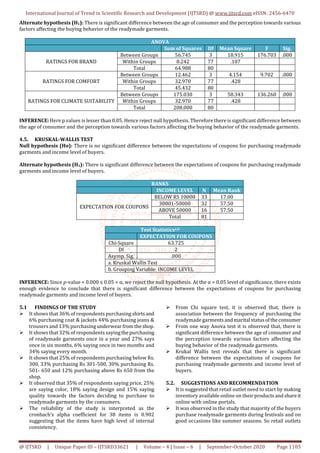 A Study on Consumer Behaviour Among Retail Outlets in Chennai | PDF
