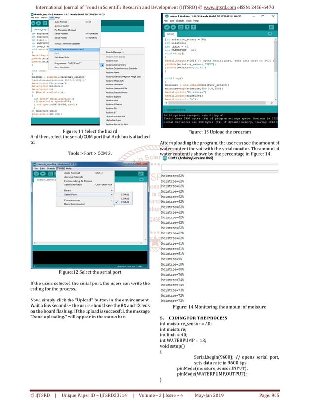 Automatic Plant Watering System using Arduino UNO for University Park | PDF