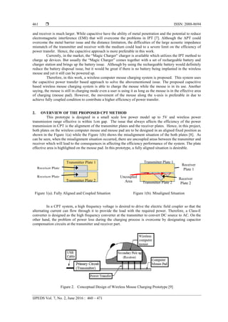 Development of Wireless Power Transfer using Capacitive Method for ...