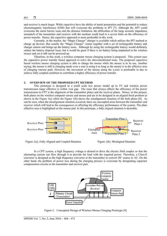 Development of Wireless Power Transfer using Capacitive Method for ...