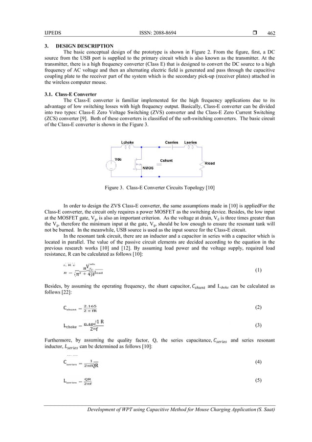 Development of Wireless Power Transfer using Capacitive Method for ...