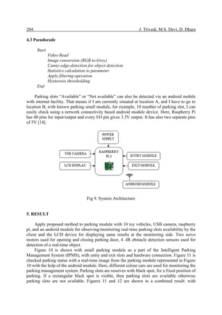 CANNY EDGE DETECTION BASED REAL-TIME INTELLIGENT PARKING MANAGEMENT ...