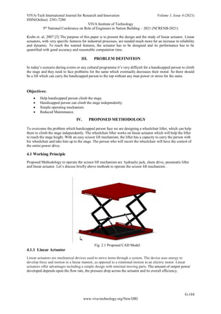 DESIGN & MANUFACTURING OF WHEELCHAIR LIFTER | PDF