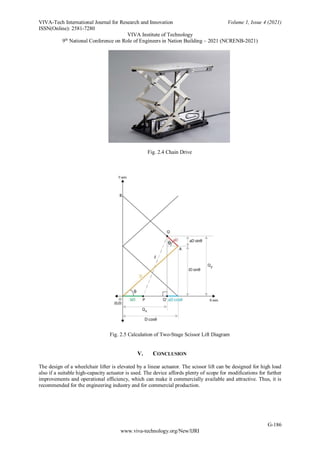 DESIGN & MANUFACTURING OF WHEELCHAIR LIFTER | PDF