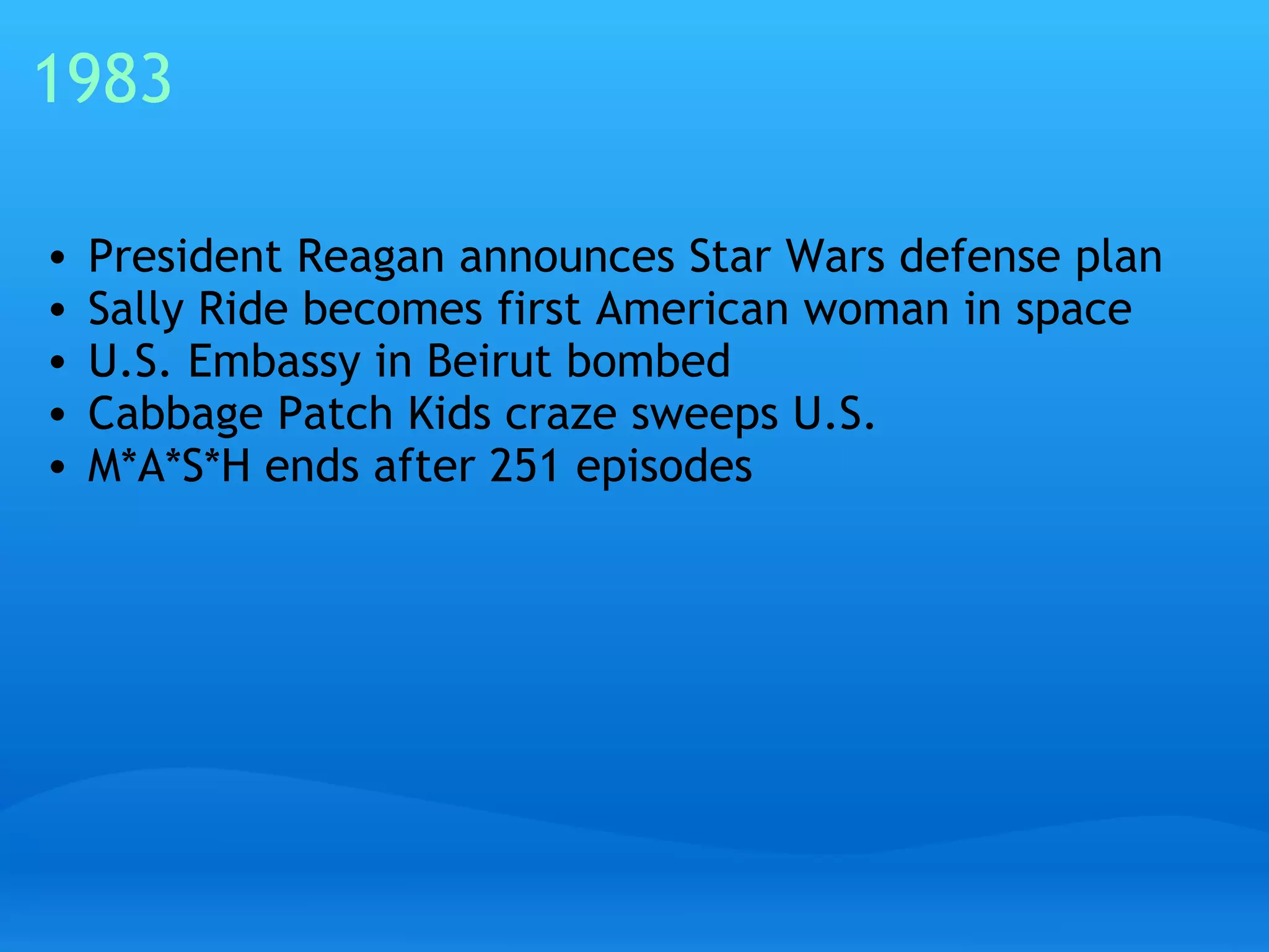 1980 1989 timeline | PPT