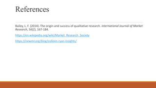 1980's era of qualitative research | PPTX