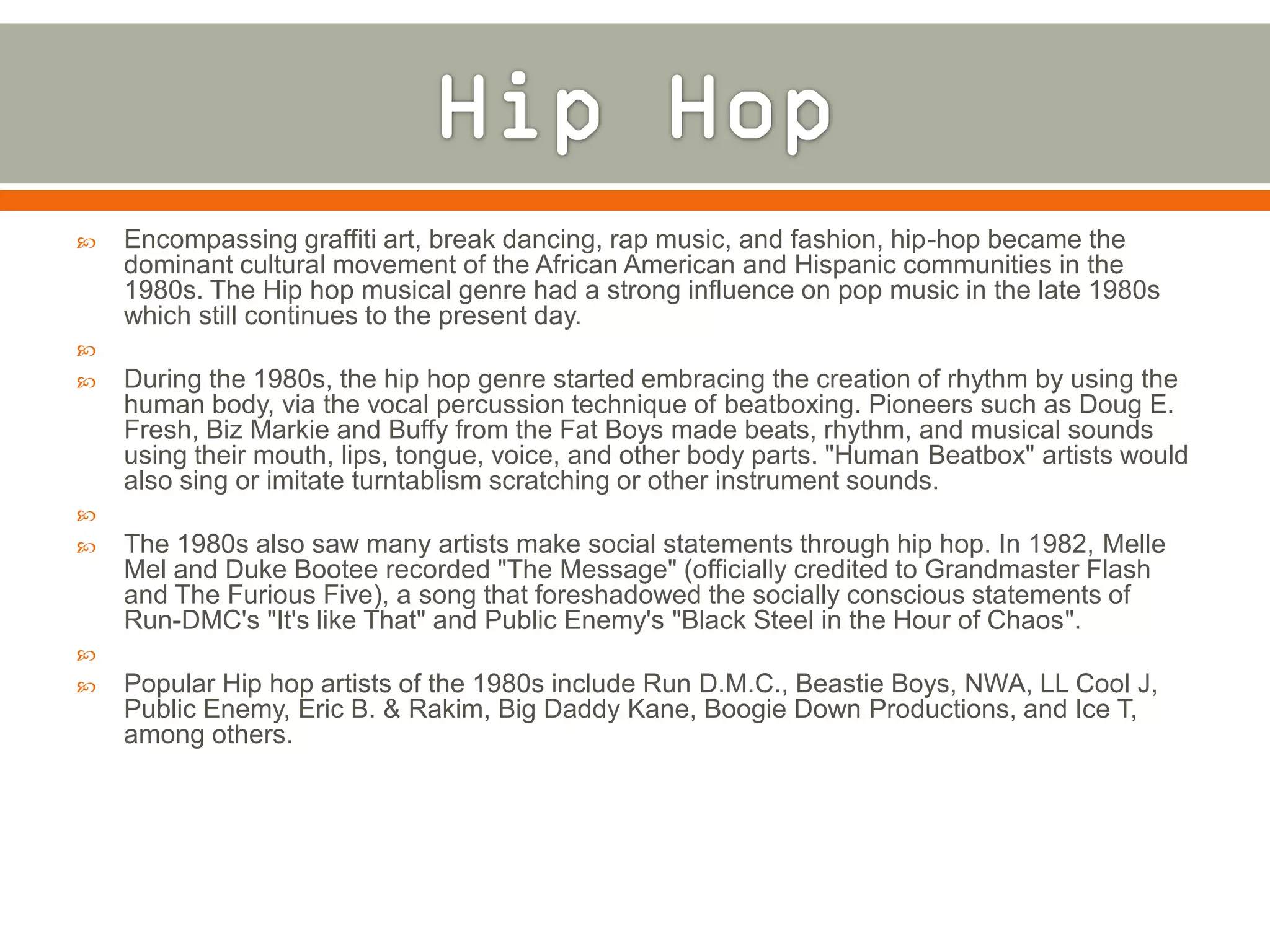 1980’s in music | PPTX