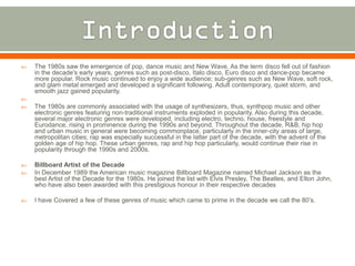 1980’s in music | PPTX