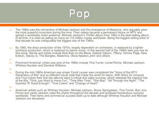 1980’s in music | PPTX
