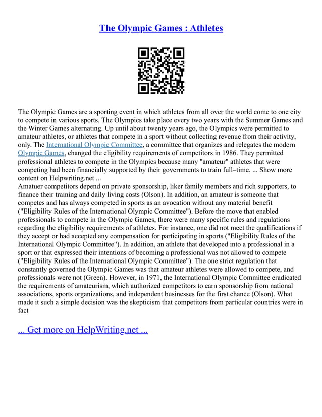 1980 Summer Olympics | PDF