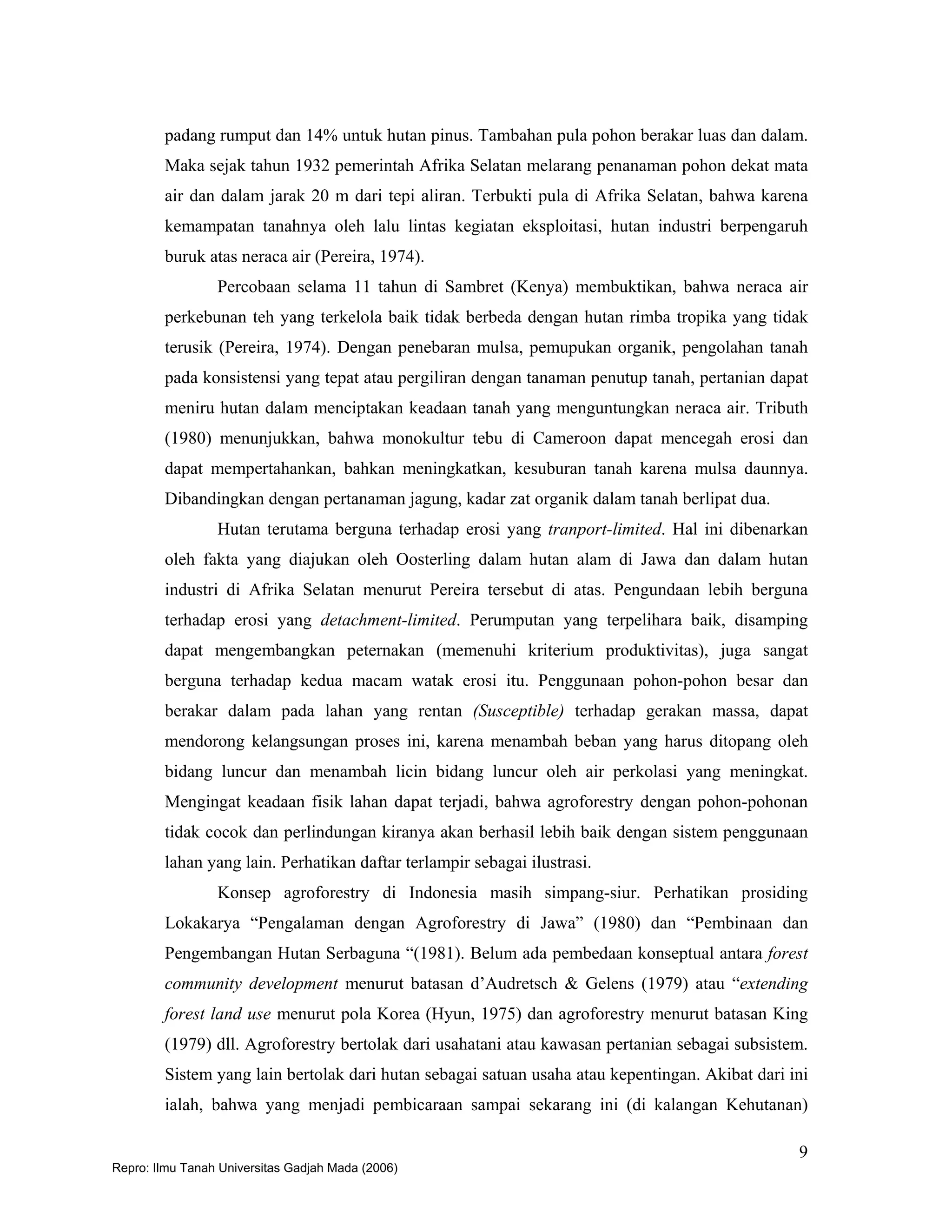 PEMAPARAN AGROFORESTRY | PDF