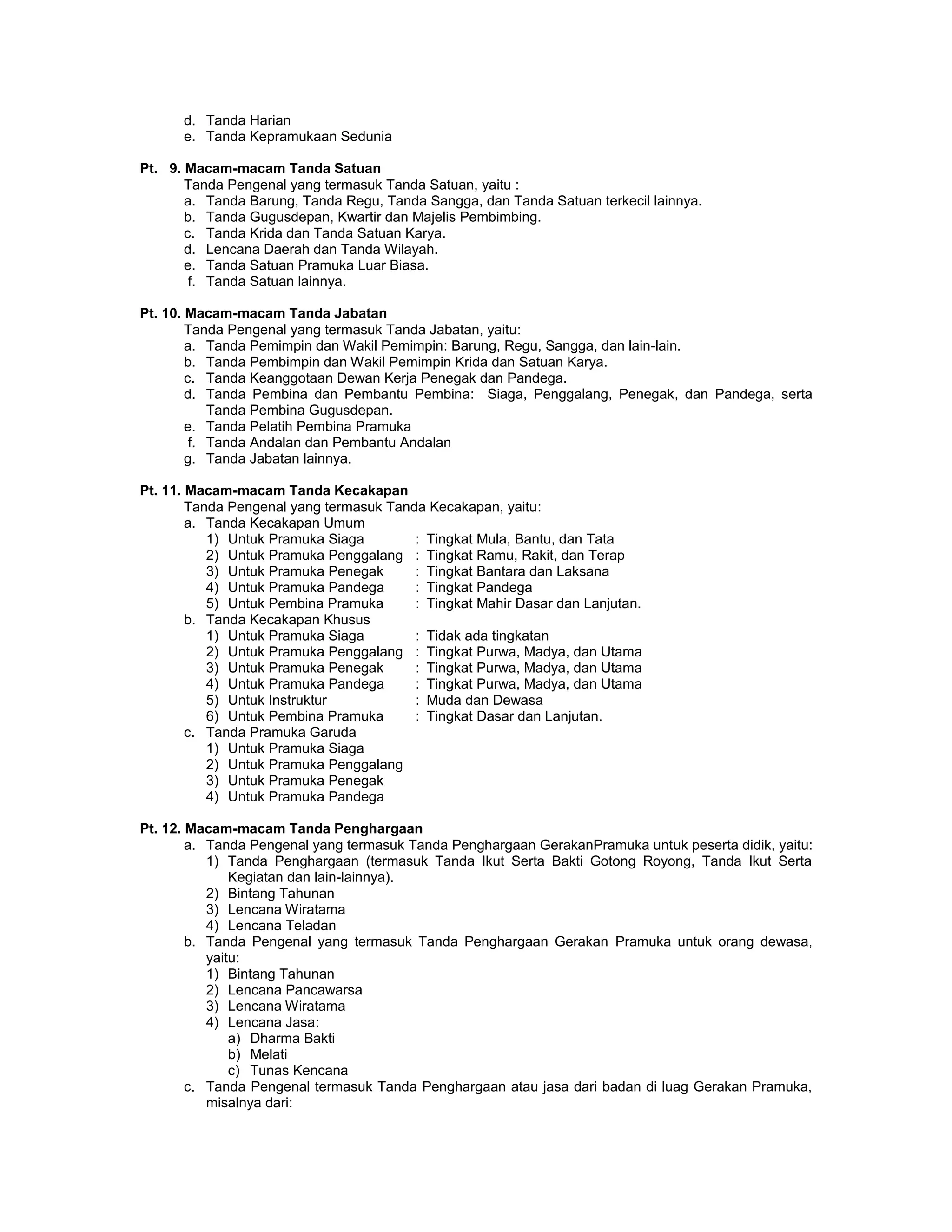 1982 055 Jukran Tanda Pengenal Gerakan Pramuka | PDF