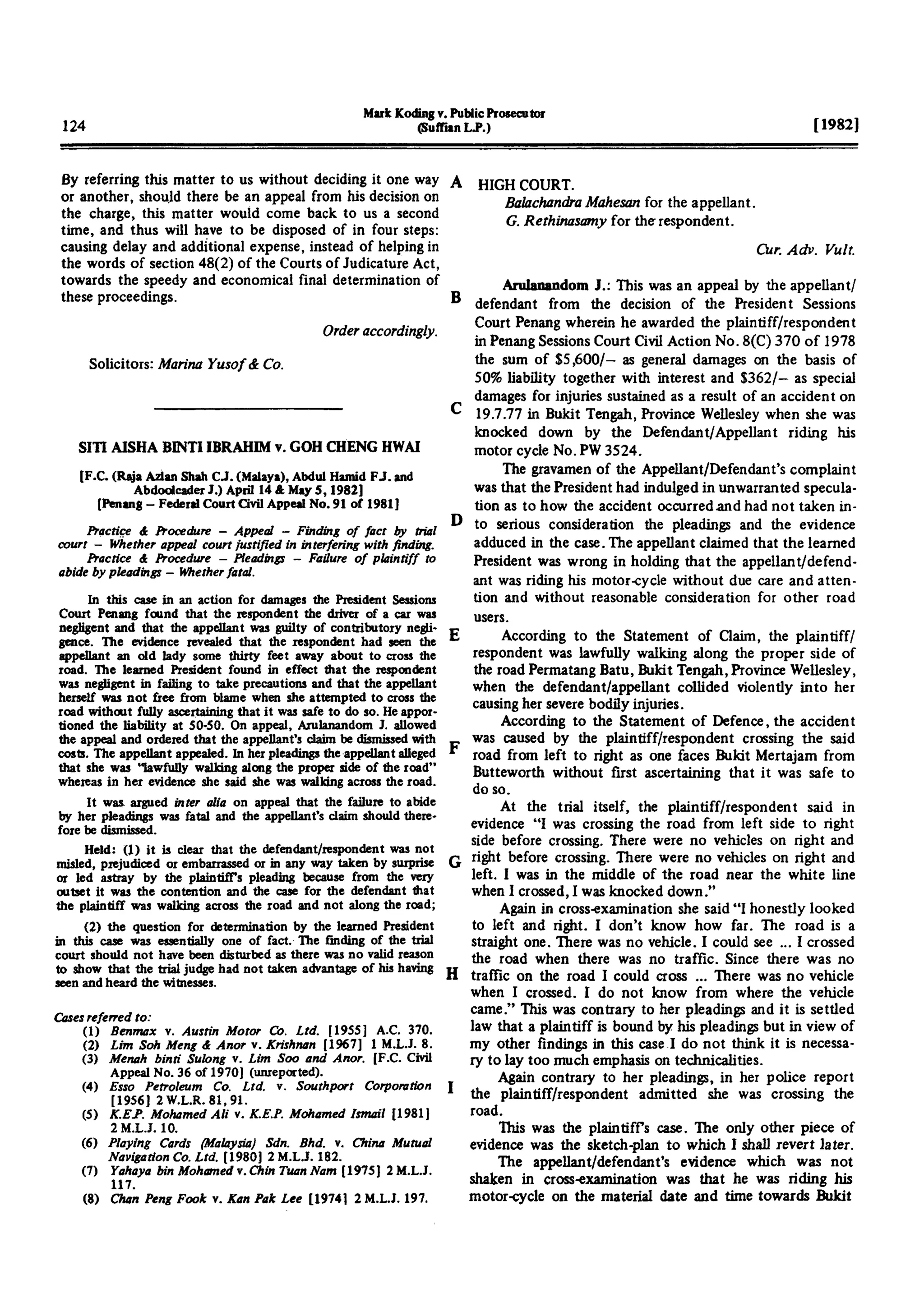 Mark Koding v PP | PDF