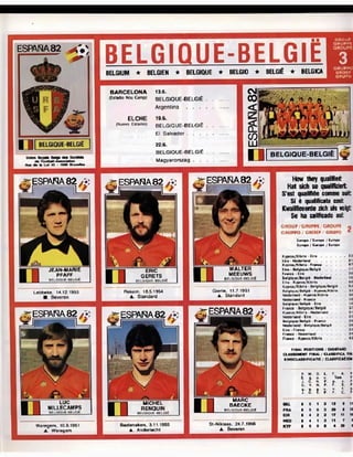 1982 - Fifa World Cup España Album Panini | PDF