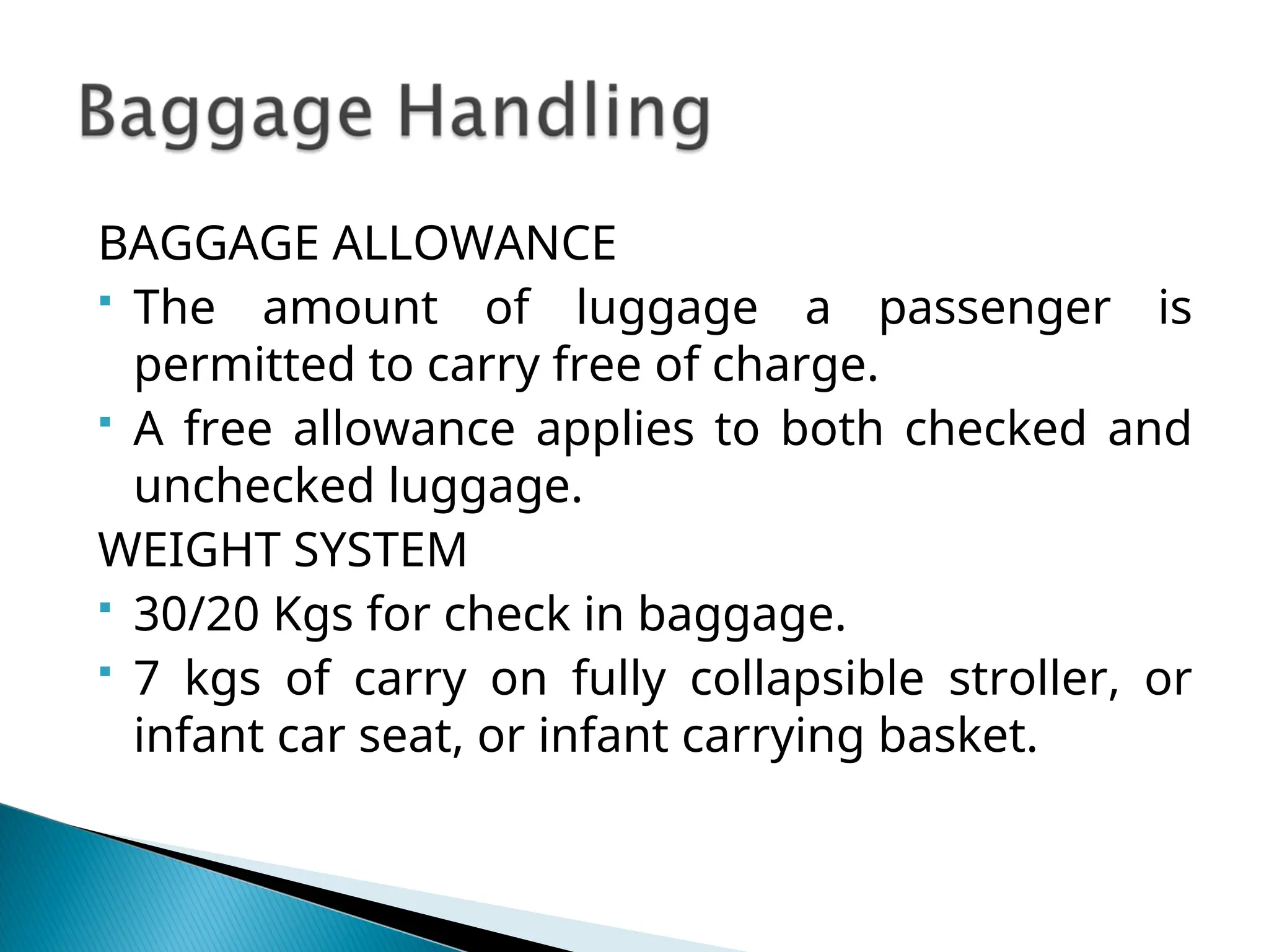 Airport baggage procedures & Airport security | PPT