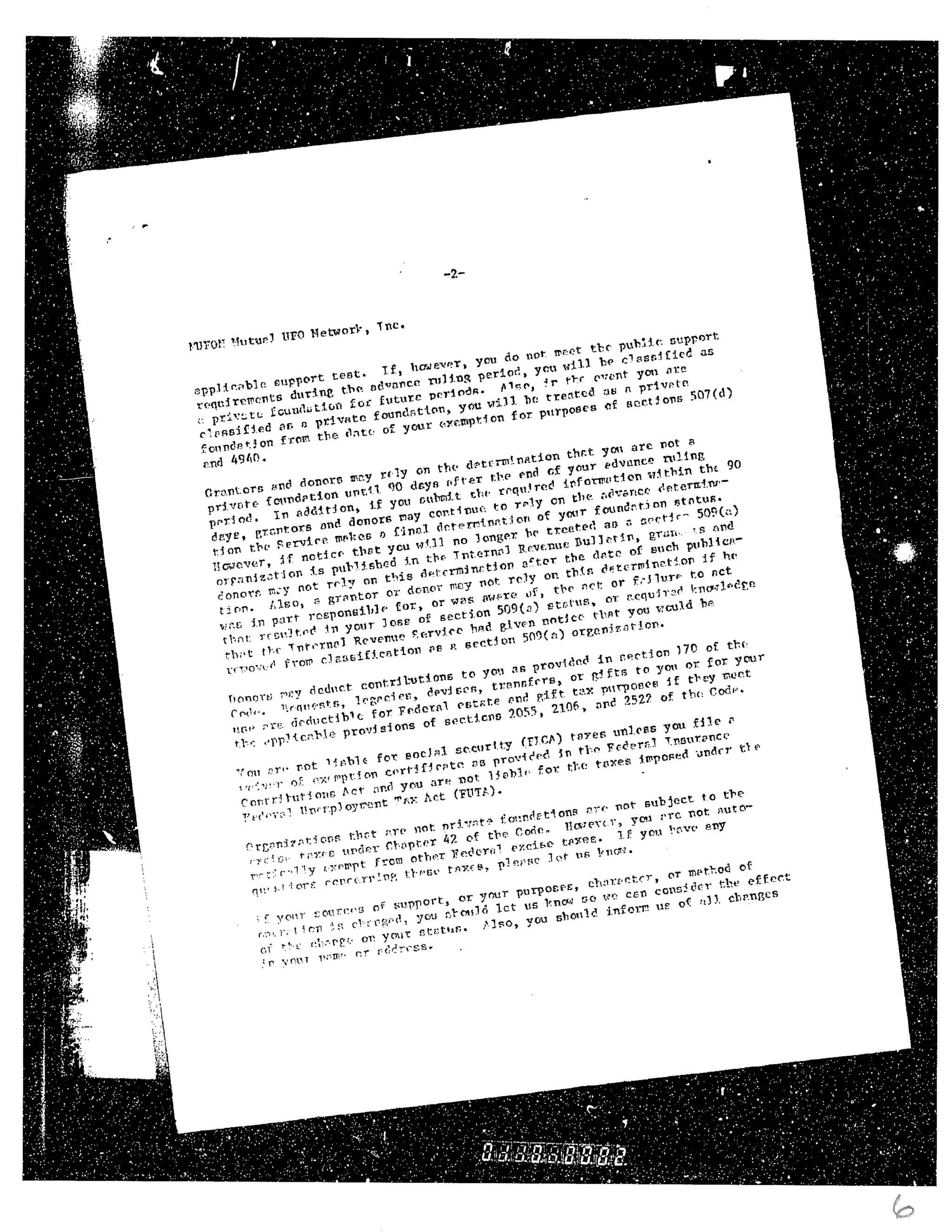 1982 irs acceptance letter 22 oct 82 | PDF