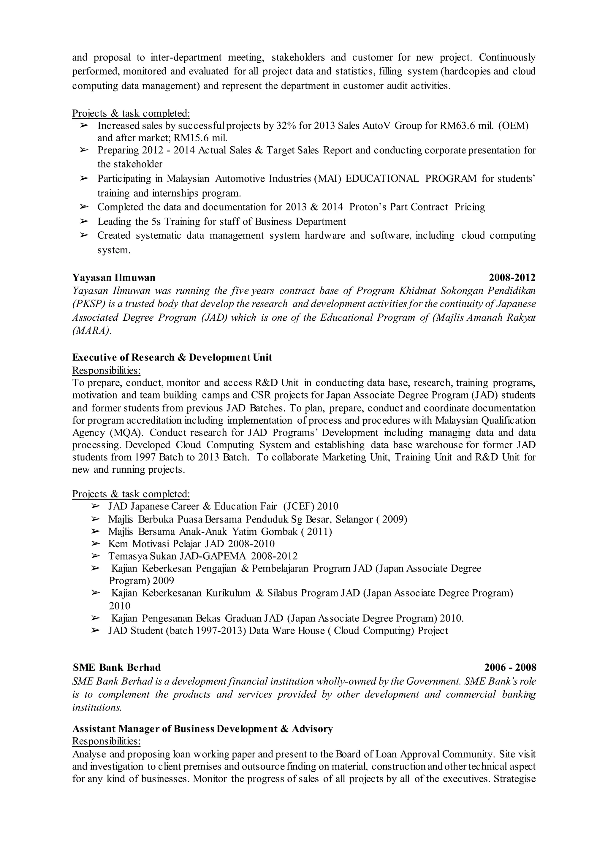 2015 Syaiful Zahrin Resume words | DOCX