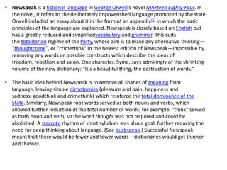 1984 by Wikipedia | PPTX