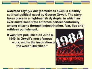 1984 Orwell PPT | PPT