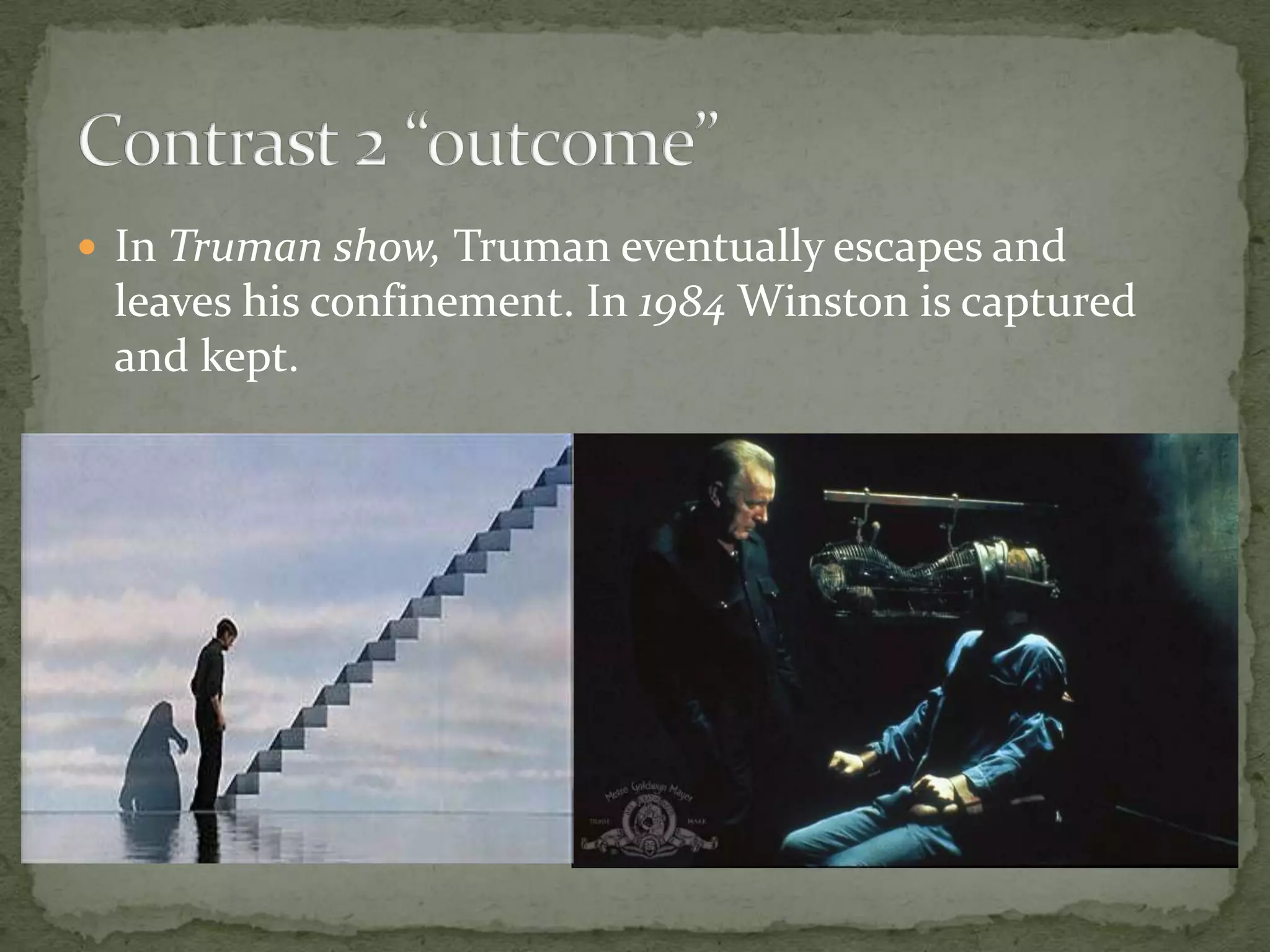 1984 vs. Truman Show | PPTX