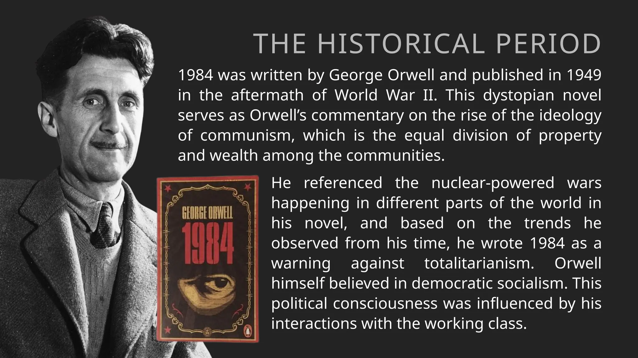 Critical Analysis of the Novel, 1984 by George Orwell | PPTX