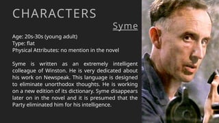 Critical Analysis of the Novel, 1984 by George Orwell | PPTX