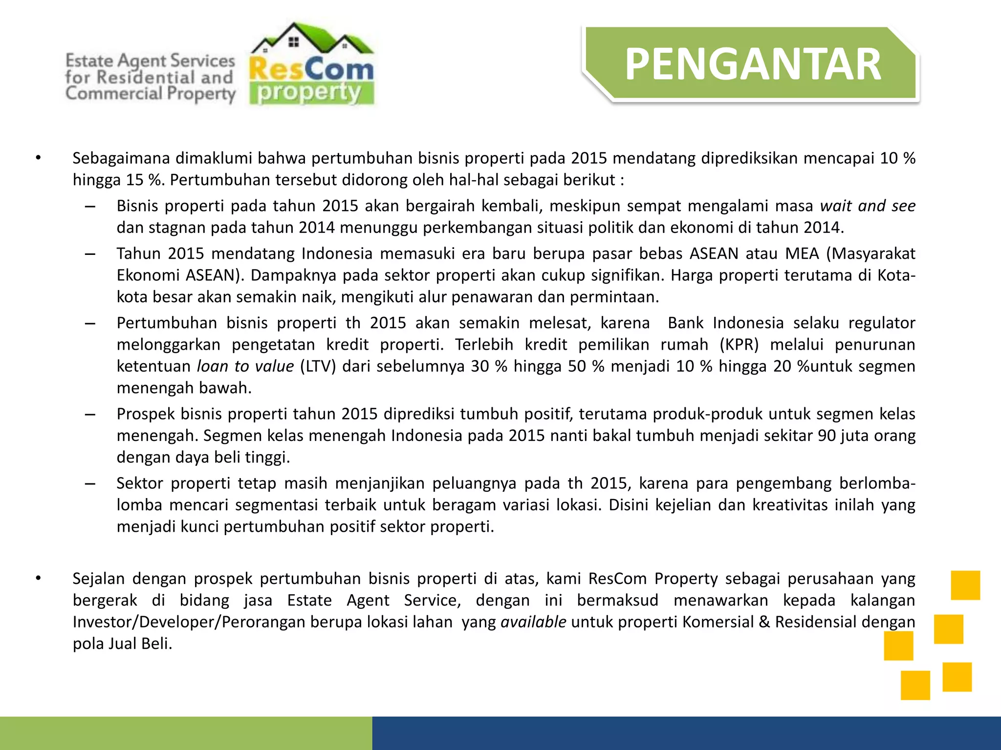 contoh proposal penawaran lahan | PDF