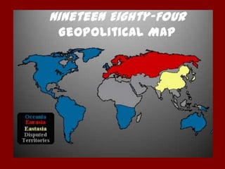 1984 George Orwell Map
