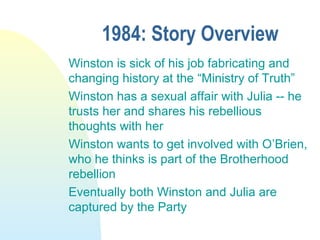 1984 presentation | PPT | Fiction | Books and Literature
